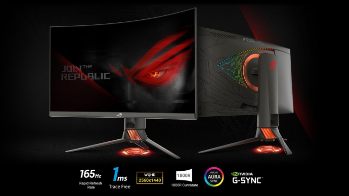 ASUS 27″ Curved ROG Swift PG27VQ 165Hz G-SYNC Monitor Available Soon ...