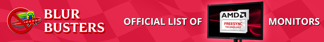 Gaming Monitor Lists & Guides - Blur Busters